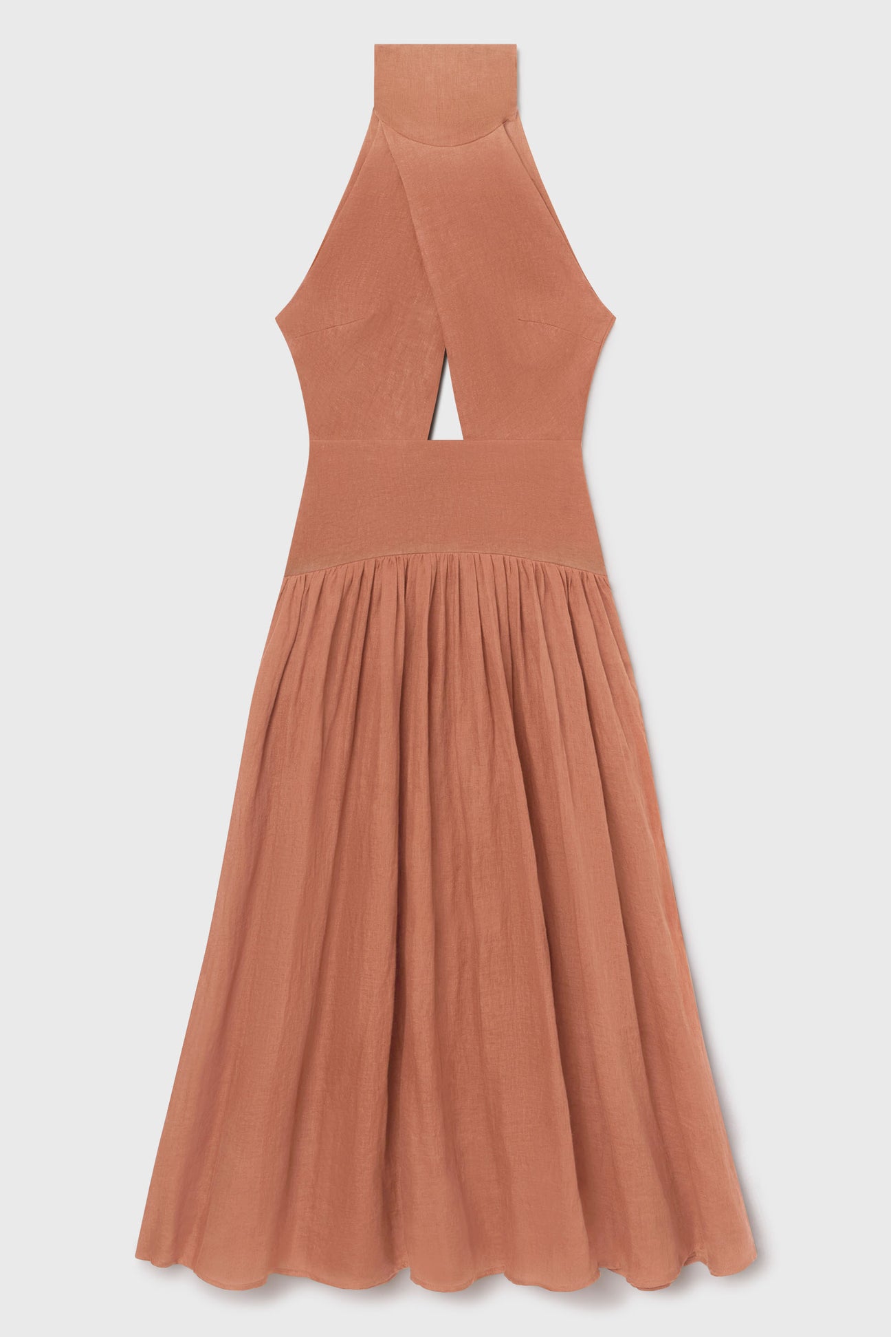 Ava Dress - Sunrise Tissue Linen – Heidi Merrick