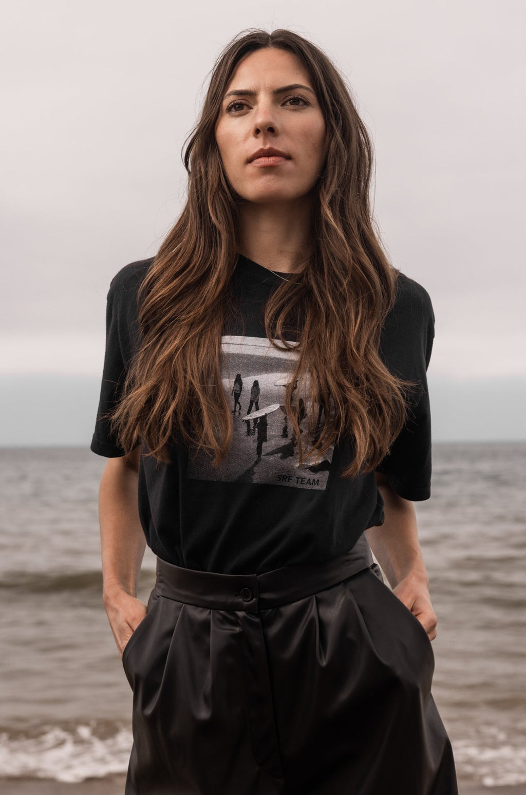 SRF Team Graphic Tee - Black | Heidi Merrick