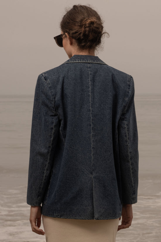 Neil Blazer - Denim – Heidi Merrick