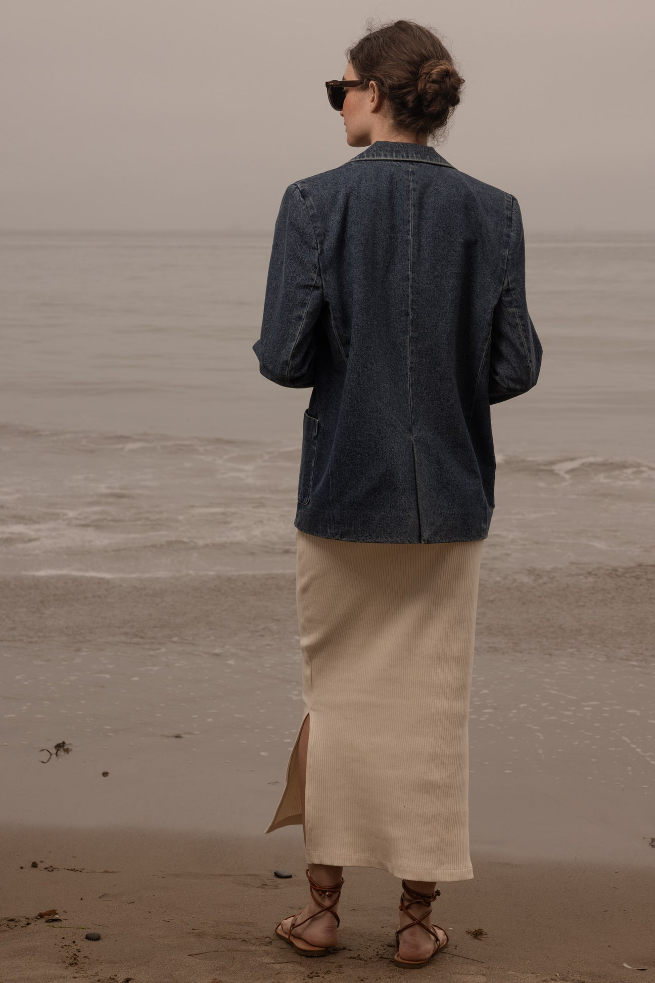 Neil Blazer - Denim – Heidi Merrick