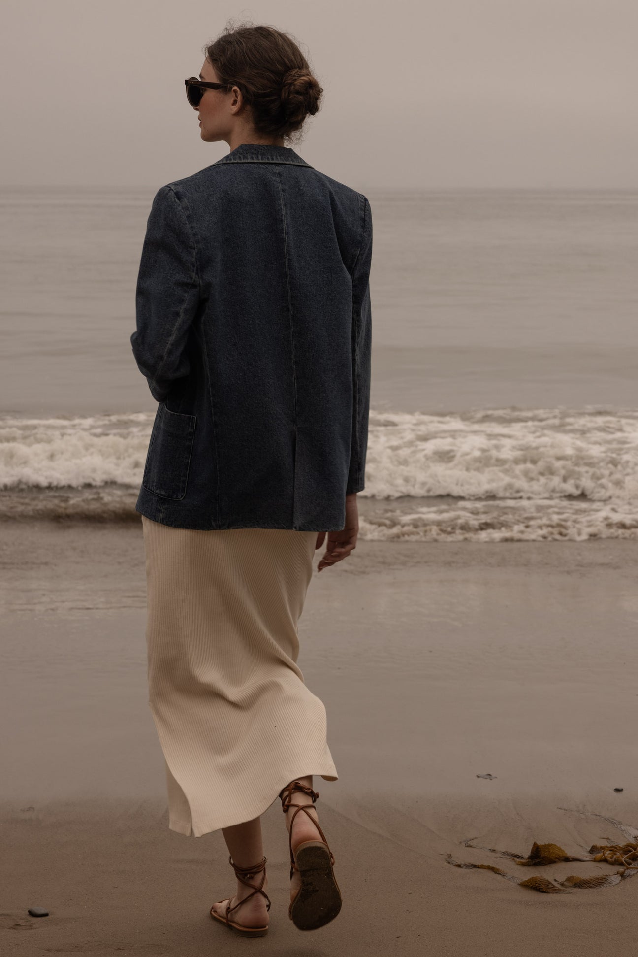 Neil Blazer - Denim – Heidi Merrick