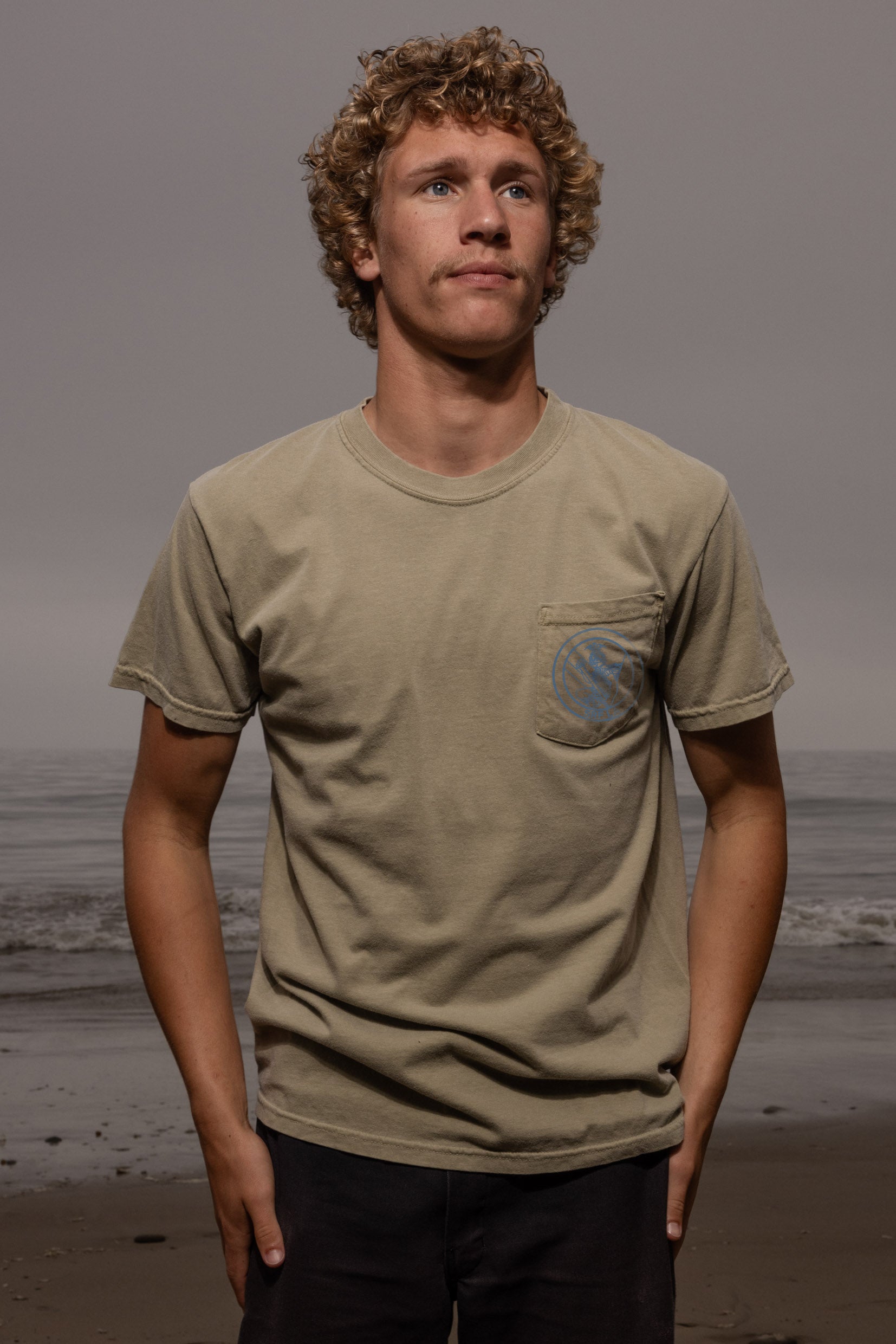 SRF Guy Tee - Dusty Sand – Heidi Merrick