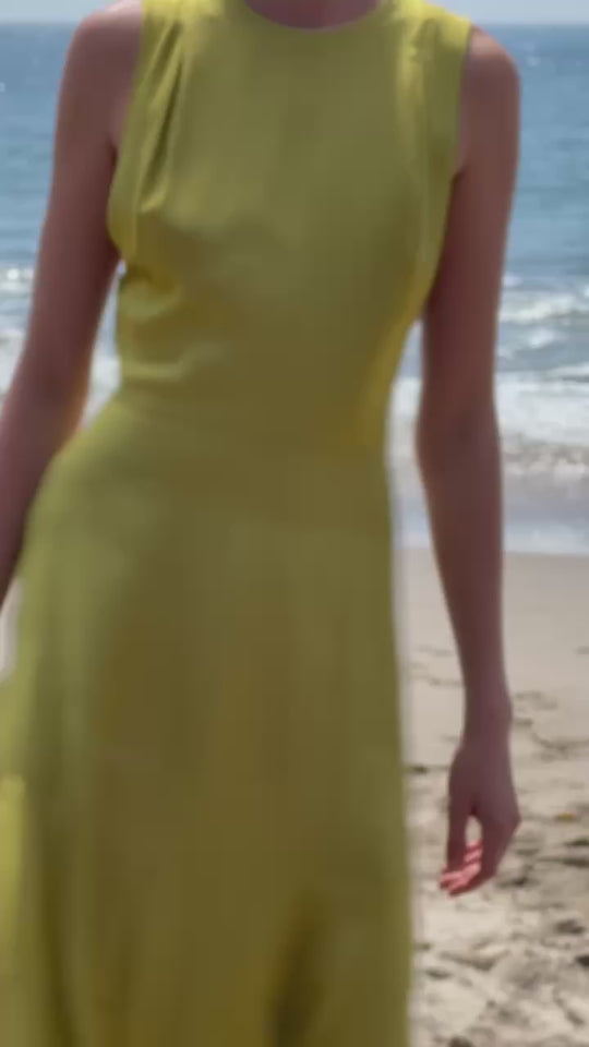 Gale Gown - Chartreuse – Heidi Merrick